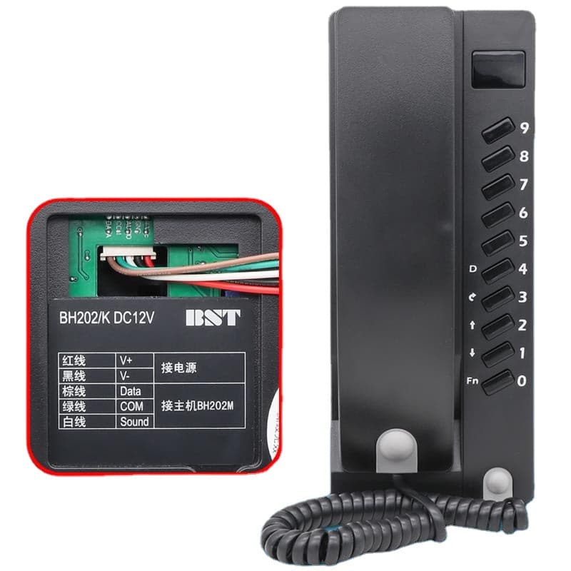 BST Elevator Main Intercom BH202/K M Z For CCTV Room – Echo Elevador Partes