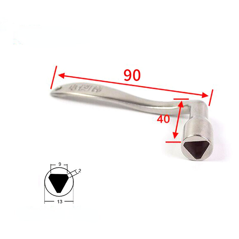 Elevator 304 Stainless Steel Triangular Key – Echo Elevador Partes