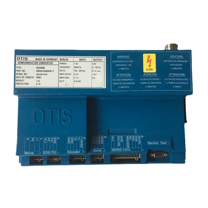 OTIS DO2000 Blue Door Operator GBA24350AW11 – Echo Elevador Partes